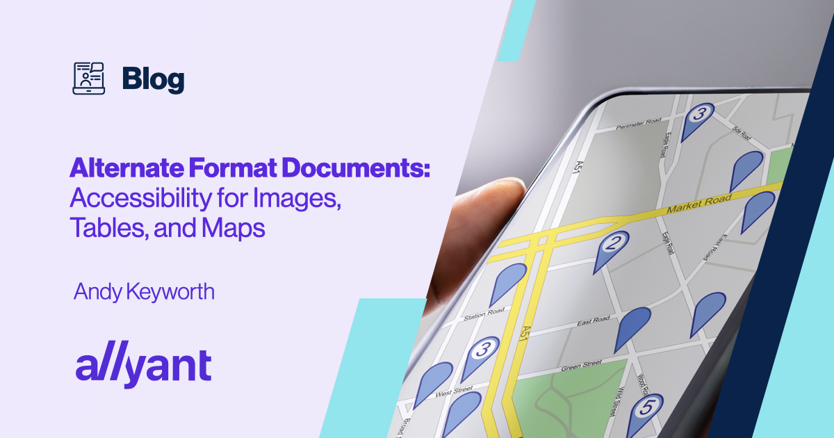 Alternate Format Documents and Non-Text Content: Accessibility for ...